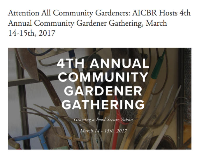 Gathering to Grow a Food Secure Yukon | First We Eat